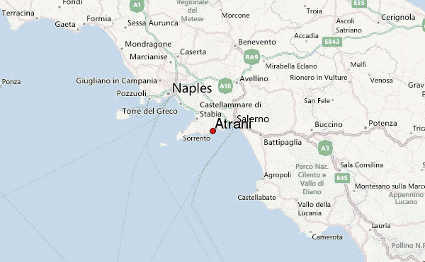 Autobus Salerno Atrani Italy Map SAGT2011, The Fourth Symposium On