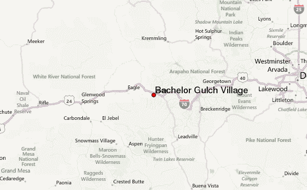 Bachelor Gulch Resort Map