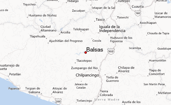 Previsión del Tiempo para Balsas, México