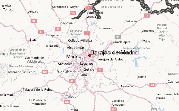 Previsión del Tiempo para Barajas de Madrid