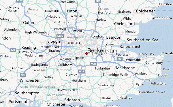 Beckenham Weather Forecast