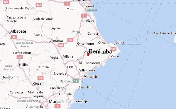 Benilloba Weather Forecast