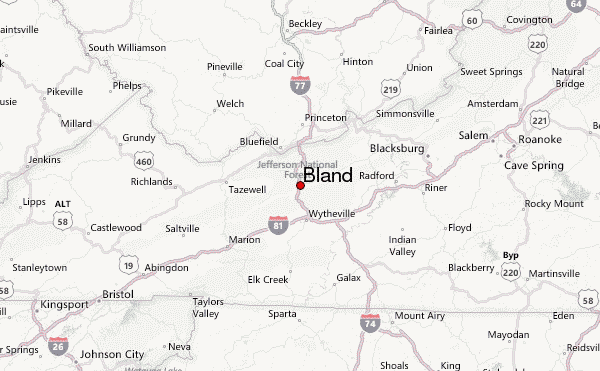 Bland, Virginia Weather Forecast
