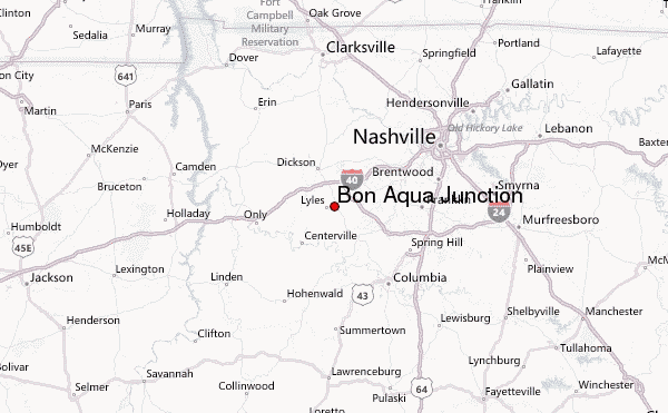 Bon Aqua Junction Weather Forecast