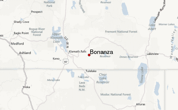 Bonanza, Oregon Weather Forecast