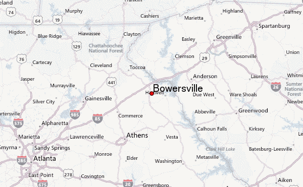 Bowersville Weather Forecast