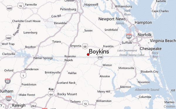 Boykins Weather Forecast