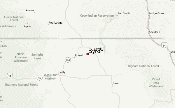 Byron, State of Wyoming Weather Forecast