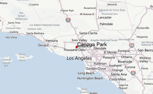 Canoga Park Zip Code Map - Map