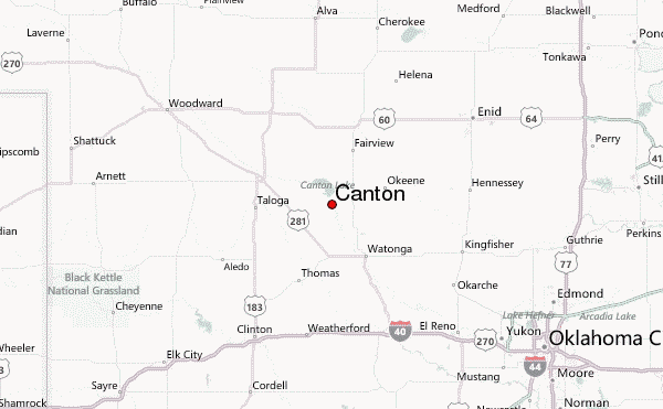 Canton, Oklahoma Weather Forecast