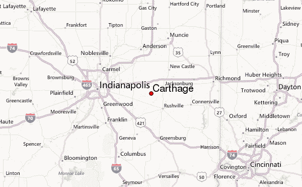 Carthage, Indiana Weather Forecast