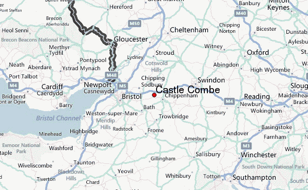 Castle Combe Map