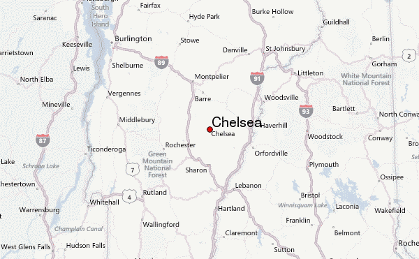 Chelsea, Vermont Weather Forecast