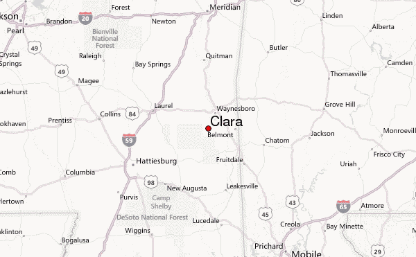 Clara, Mississippi Weather Forecast