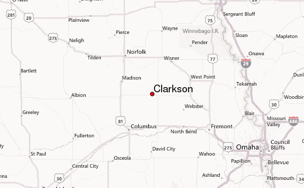 Clarkson, Nebraska Weather Forecast