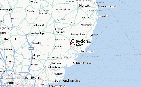 Claydon, United Kingdom Weather Forecast
