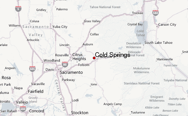 Cold Springs, California Weather Forecast