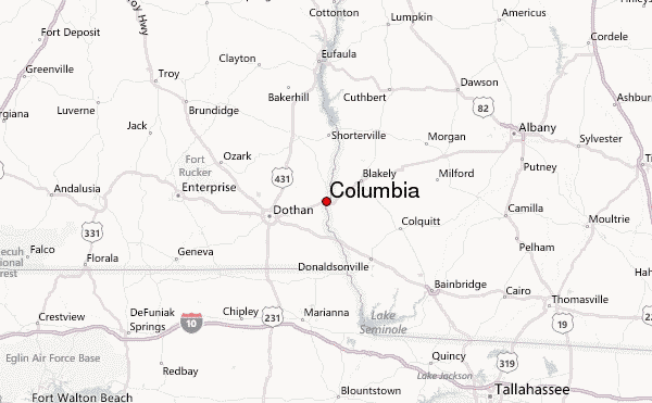 Columbia, Alabama Weather Forecast
