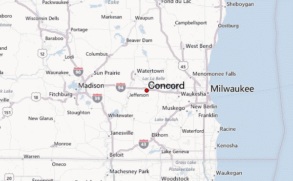 Concord, Wisconsin Weather Forecast