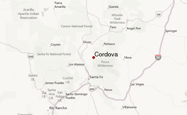 Cordova, New Mexico Weather Forecast
