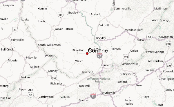 Corinne, West Virginia Weather Forecast