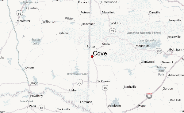 Cove, Arkansas Weather Forecast