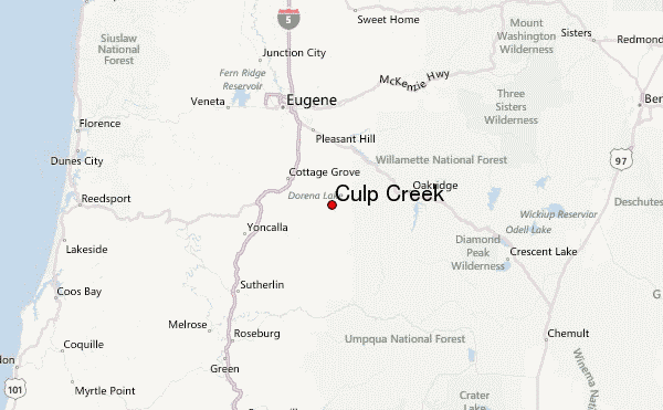 Culp Creek Weather Forecast