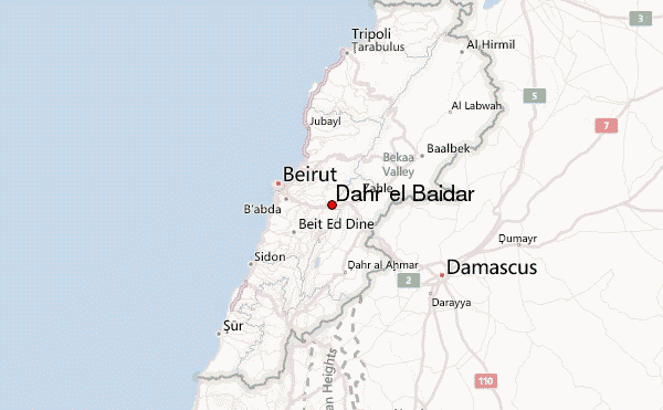 Dahr el Baidar Weather Forecast