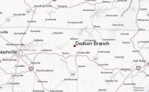 Dodson Branch Weather Forecast
