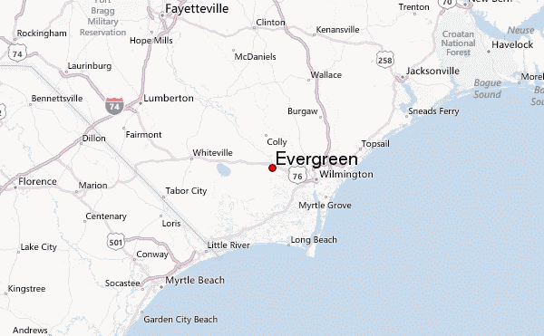 Evergreen, North Carolina Weather Forecast