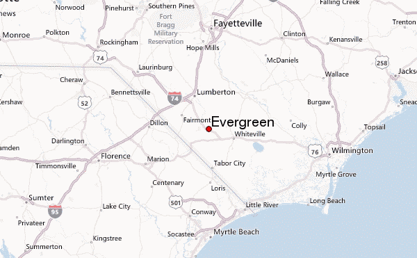 Evergreen, North Carolina, United States Weather Forecast