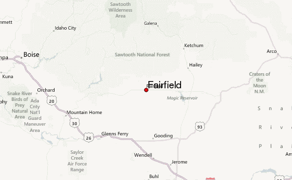 Fairfield, Idaho Weather Forecast