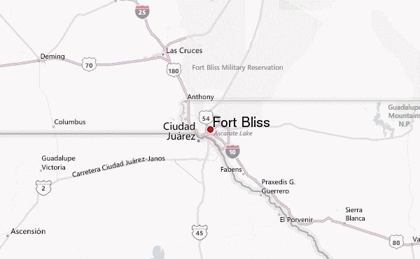 Fort Bliss Weather Forecast