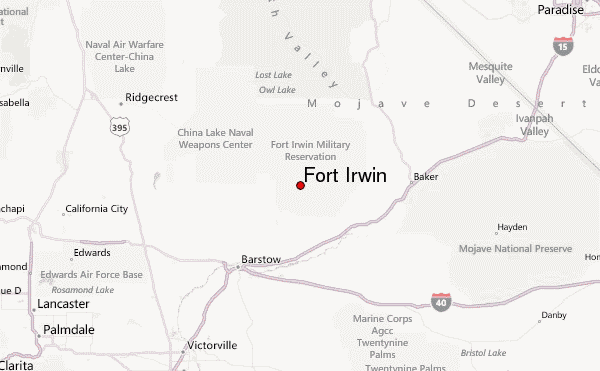 Fort Irwin Weather Forecast