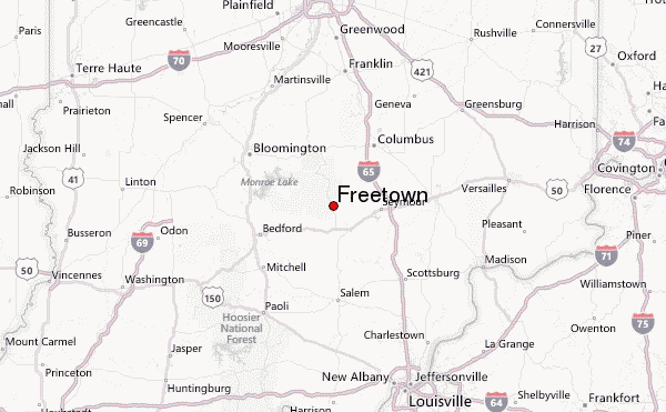 Freetown, Indiana Weather Forecast