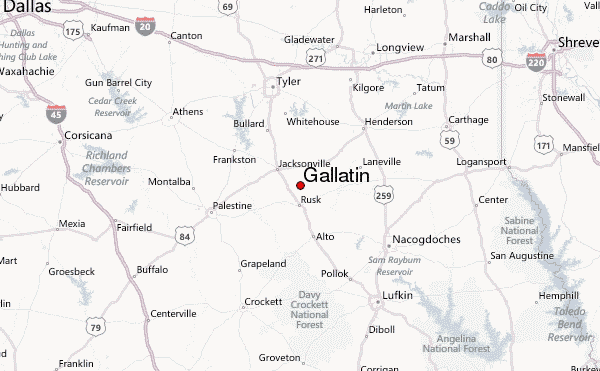 Gallatin, Texas Weather Forecast