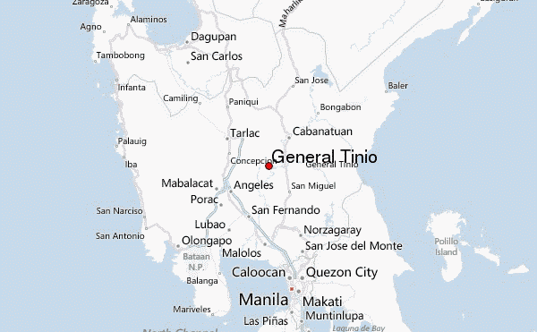 General Tinio, Philippines Weather Forecast