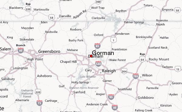 Gorman, North Carolina Weather Forecast