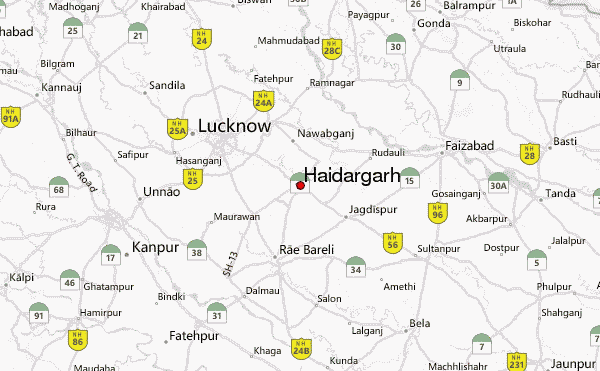 Haidargarh Weather Forecast