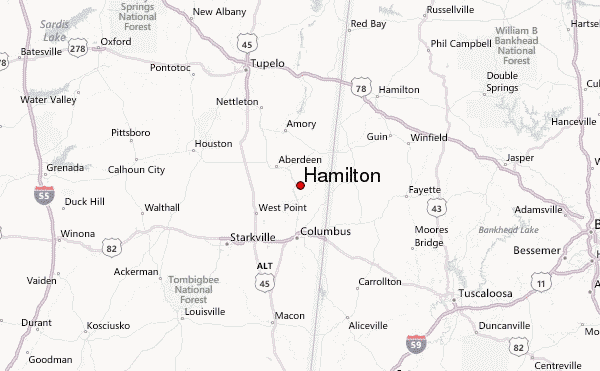 Hamilton, Mississippi Weather Forecast