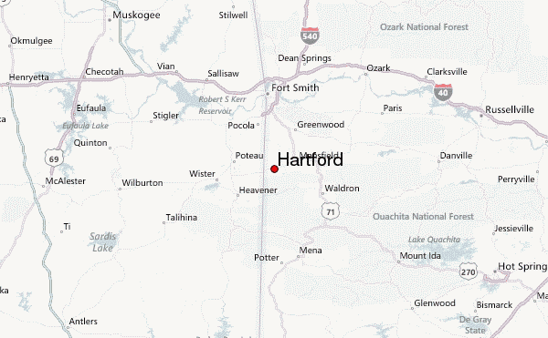 Hartford, Arkansas Weather Forecast