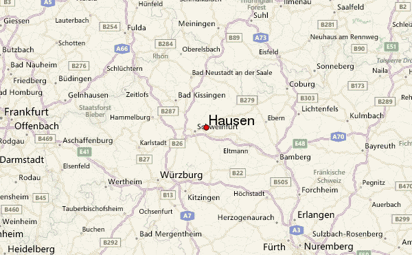 Hausen, Germany, Bavaria, Regierungsbezirk Unterfranken Weather Forecast