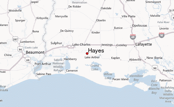 Hayes, Louisiana Weather Forecast