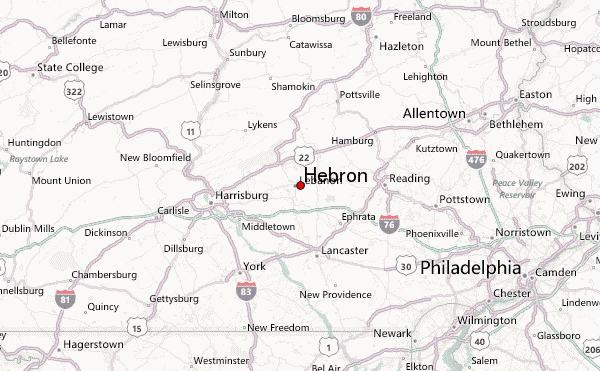 Hebron, Pennsylvania Weather Forecast
