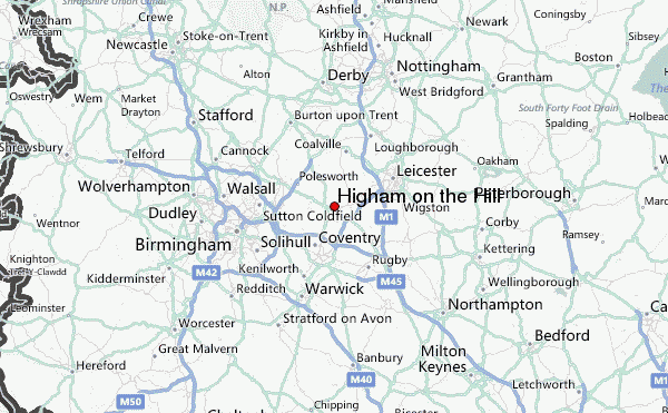 Higham on the Hill Weather Forecast