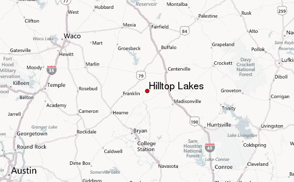 Hilltop Lakes Weather Forecast