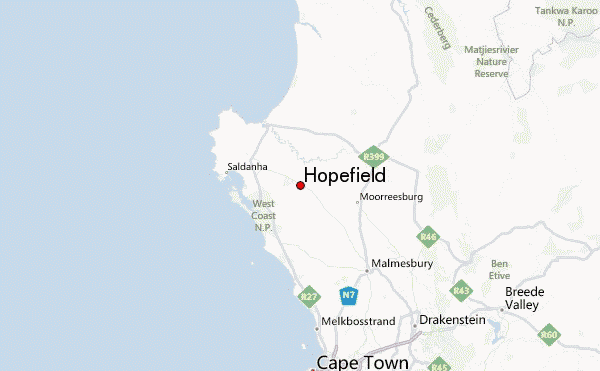 Hopefield, South Africa Weather Forecast