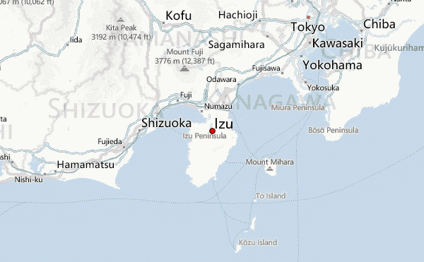 Izu, Japan Weather Forecast