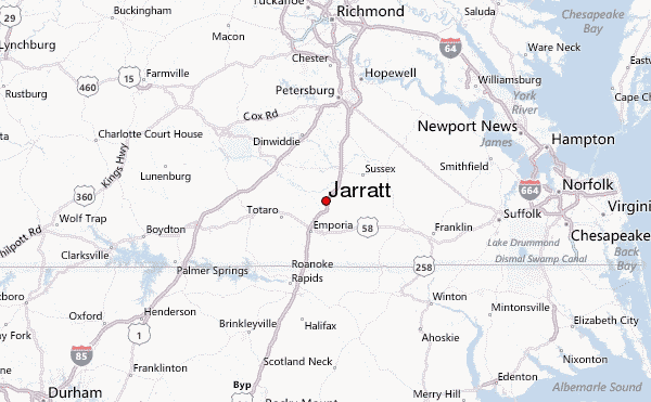 Jarratt Weather Forecast