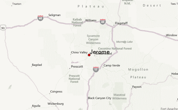 Jerome, Arizona Weather Forecast